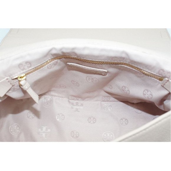 Tory Burch | Bags | Tory Burch Beige Quilted Shoulder Bag Leather ...